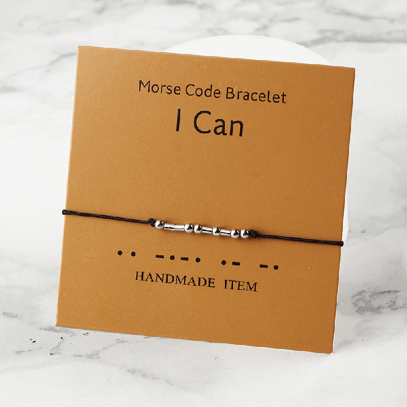3 Dollar Items My Girl Morse Code Bracelet - Secret Message Jewelry ...