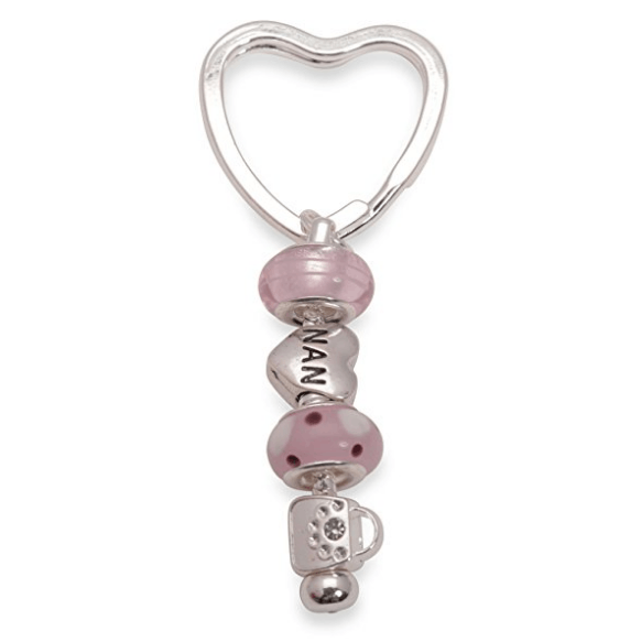 Nan 'Pink Lady' Silver Plated Keyring/Handbag Charm – Liberty Charms
